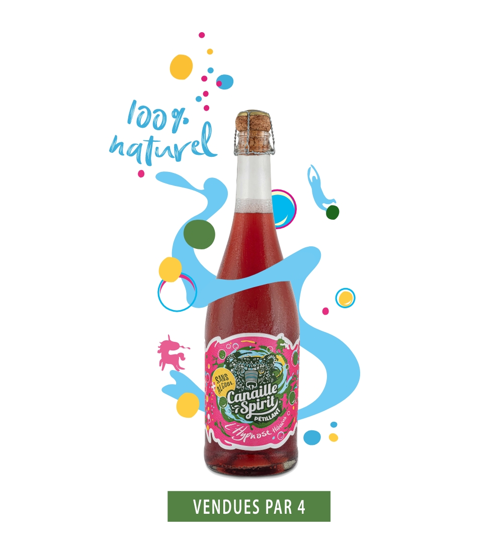 Canaille Spirit | Boisson Pétillante Miel, Hibiscus, Verveine, Pomme ...