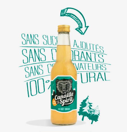 Canaille Spirit | Boisson Miel, Citron, Gingembre, Pomme - 33 cL-(x 6 ...